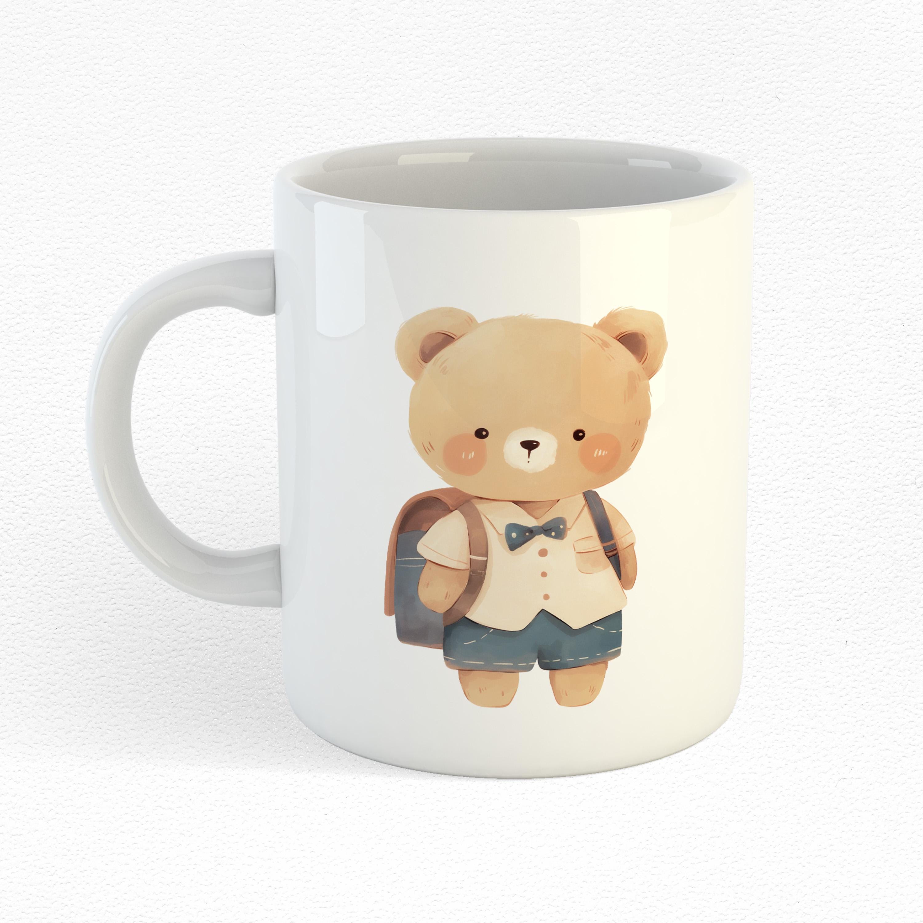 Watercolor Bear Back to School Clipart-teddy Bear Clip Art-baby Shower ...