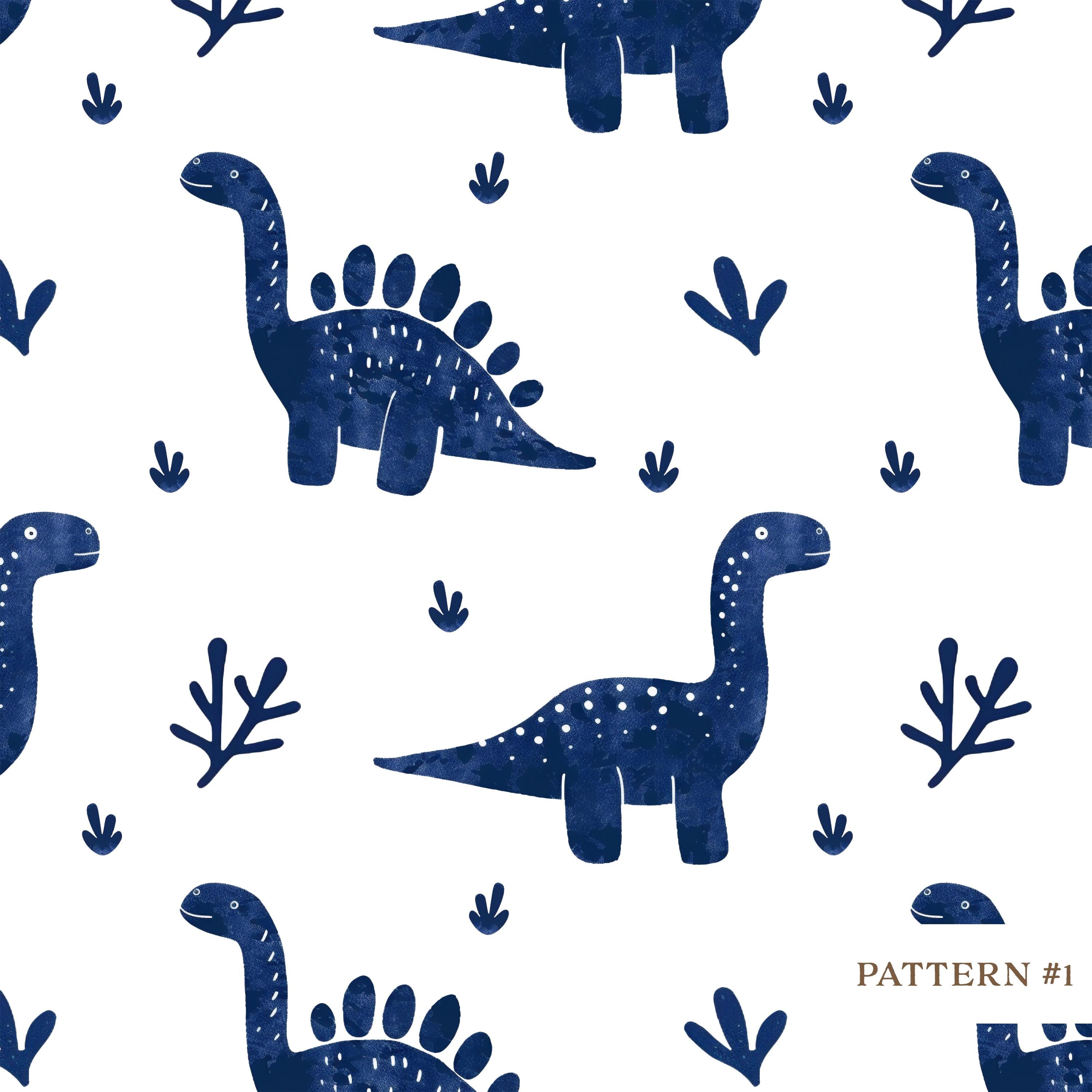 Dinosaur Seamless Pattern-animal Watercolor Pattern-digital Paper-baby ...