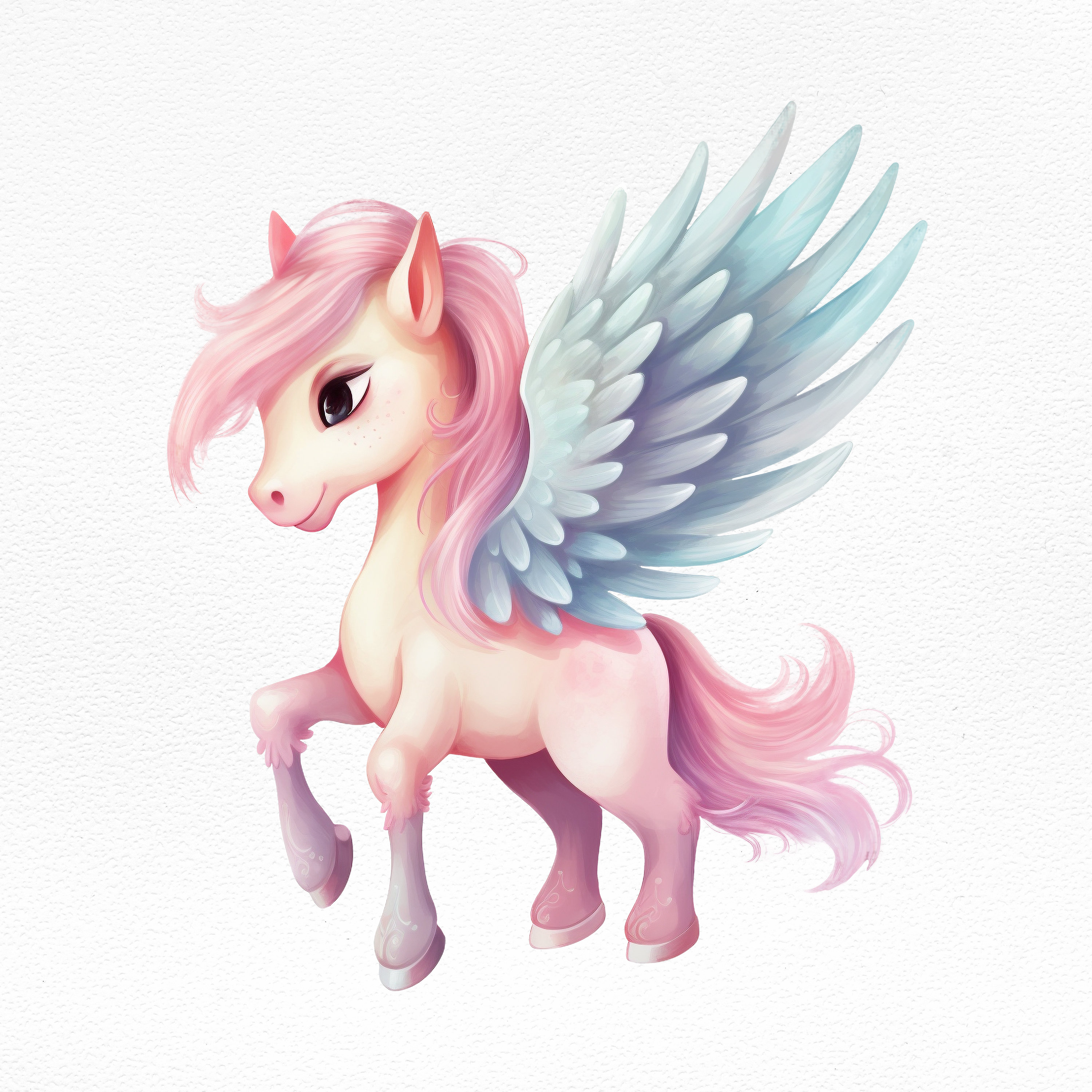 Fairy Tale Pegasus Clipart-baby Shower Clip Art Png-clipart Invitation ...