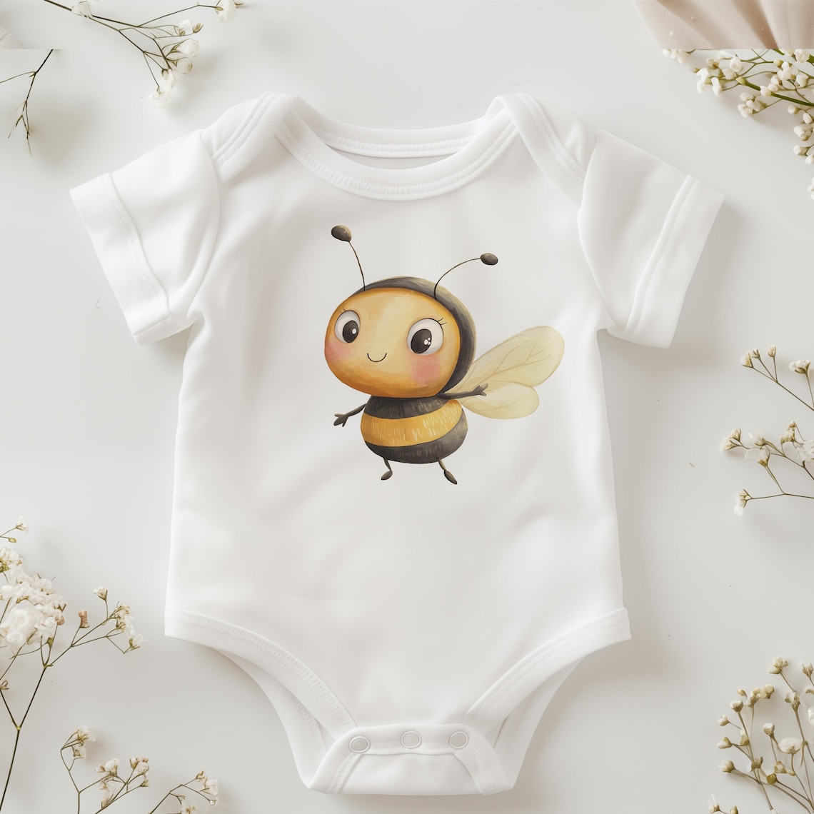Watercolor Cute Honey Bee Clipart Png-bee Clip Art-spring Bumble Bee ...