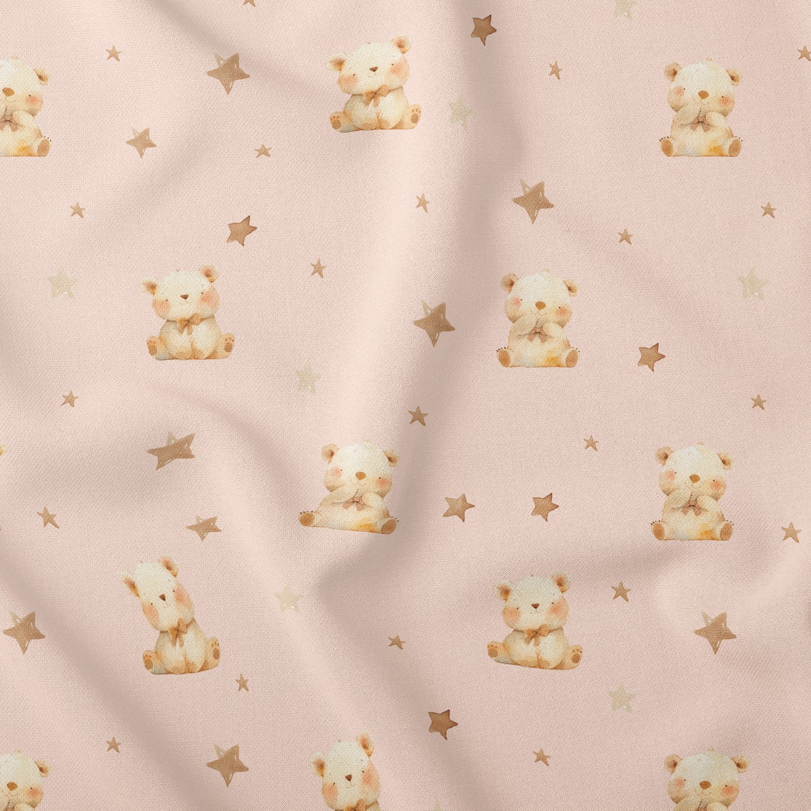 Baby Bear Seamless Pattern Watercolor Pattern Digital Paper Nursery ...