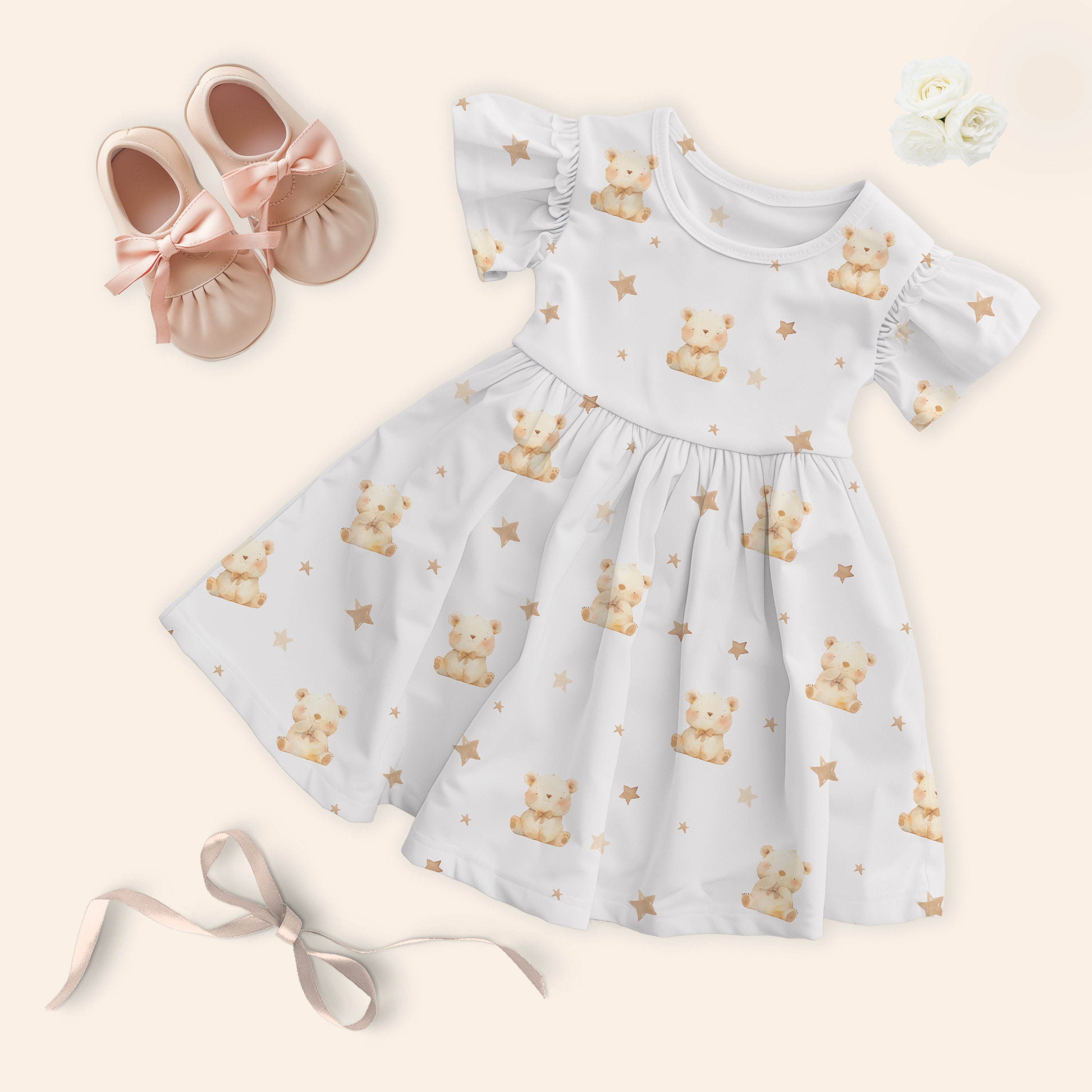 Baby Bear Seamless Pattern - Watercolor Pattern - Digital Paper ...