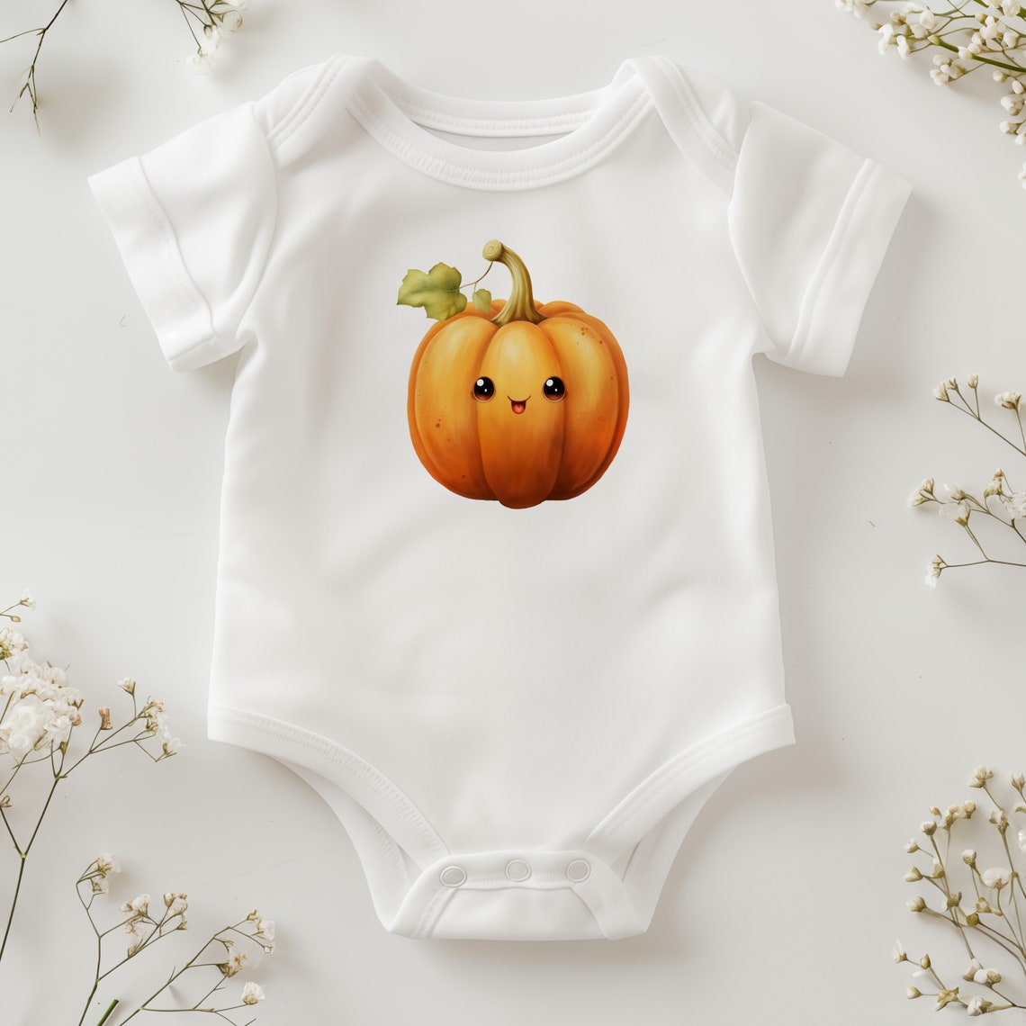 Autumn Cute Pumpkin Clipart-watercolor Clipart-fall Season-scrapbook ...