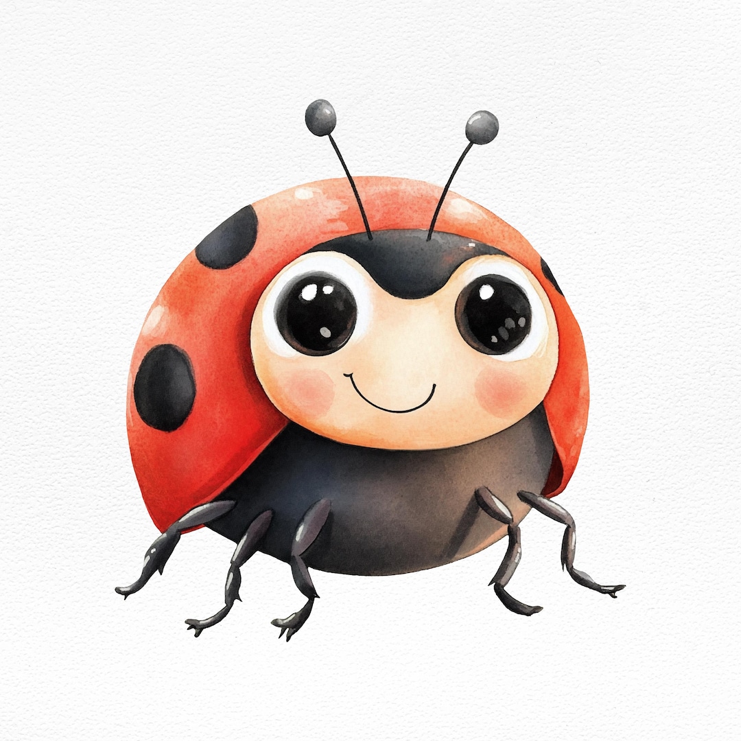 Watercolor Cute Ladybug Clipart Png-ladybug Clip Art-spring Ladybug ...