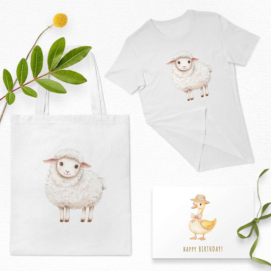 Watercolor Sheep Clipart PNG, Cute Farm Animal Digital Art, Lamb ...