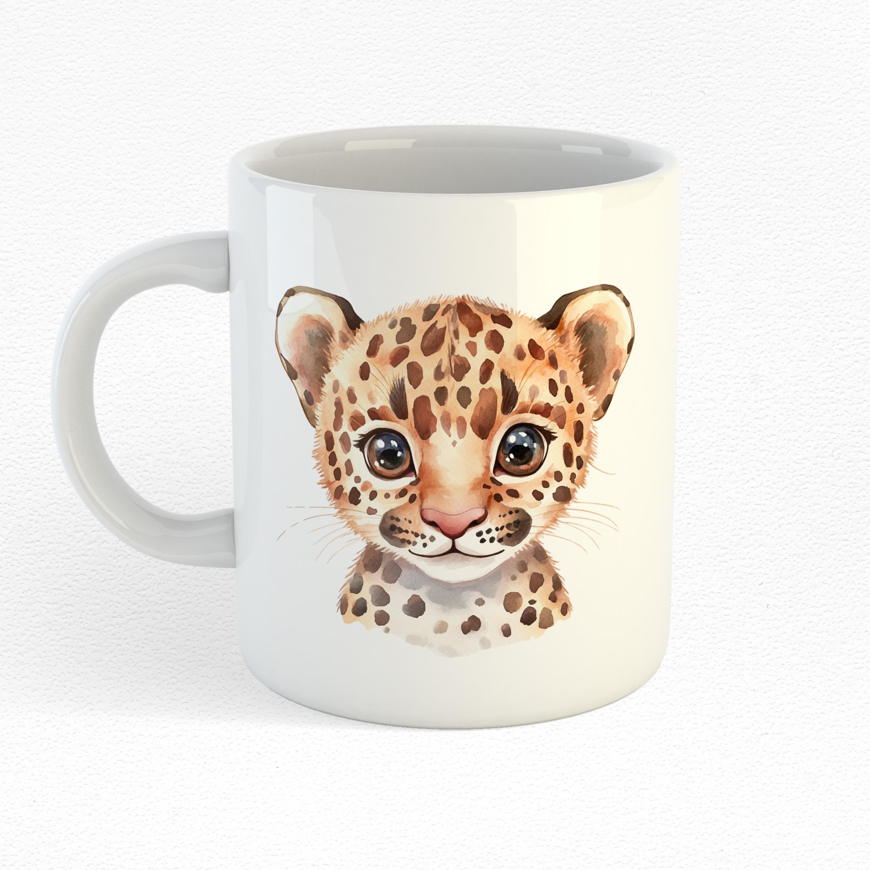 Adorable Baby Leopard Nursery Art, Printable Wall Decor, Safari Animal ...