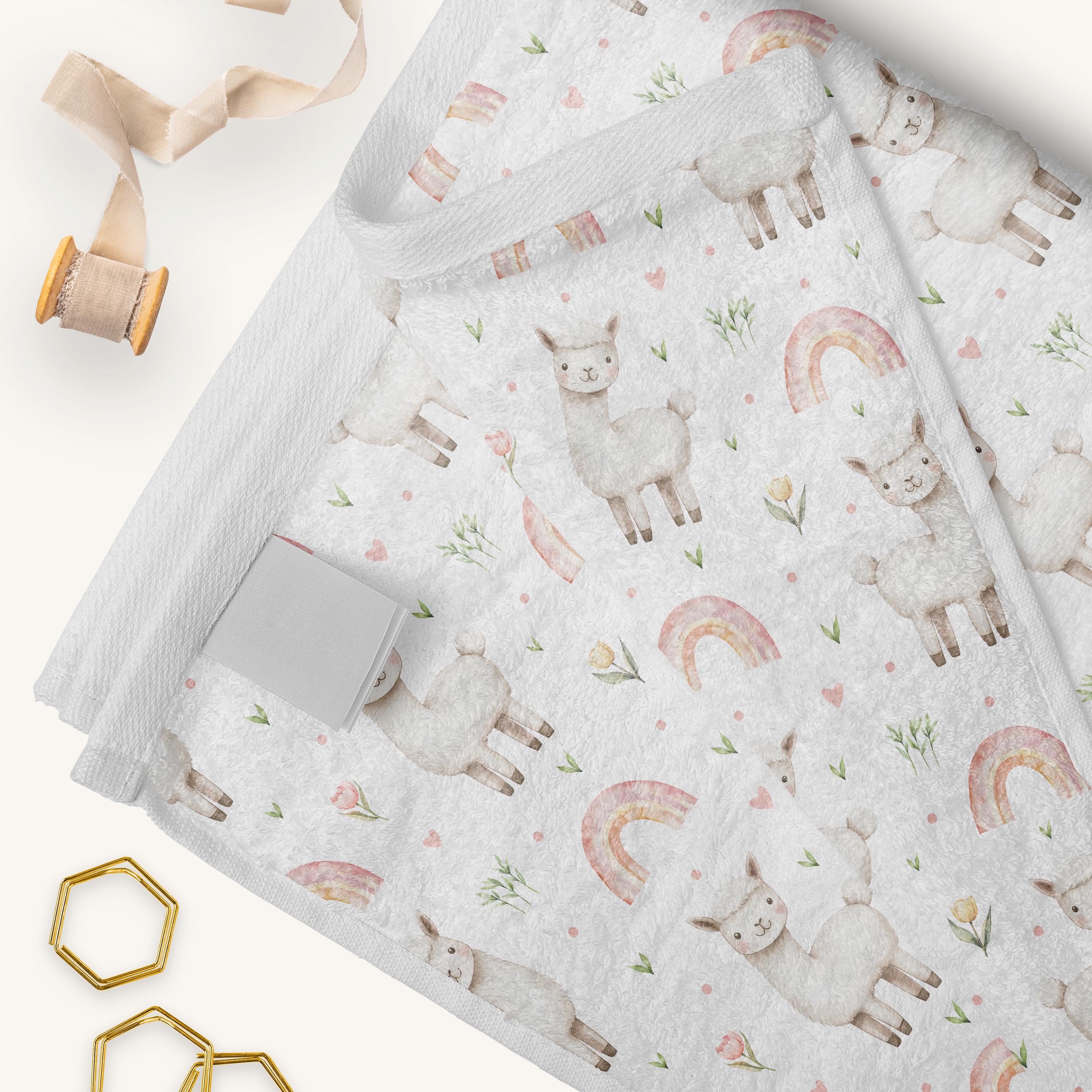 Cute Alpaca Seamless Pattern, Pastel Llama Digital Paper, Baby Nursery ...