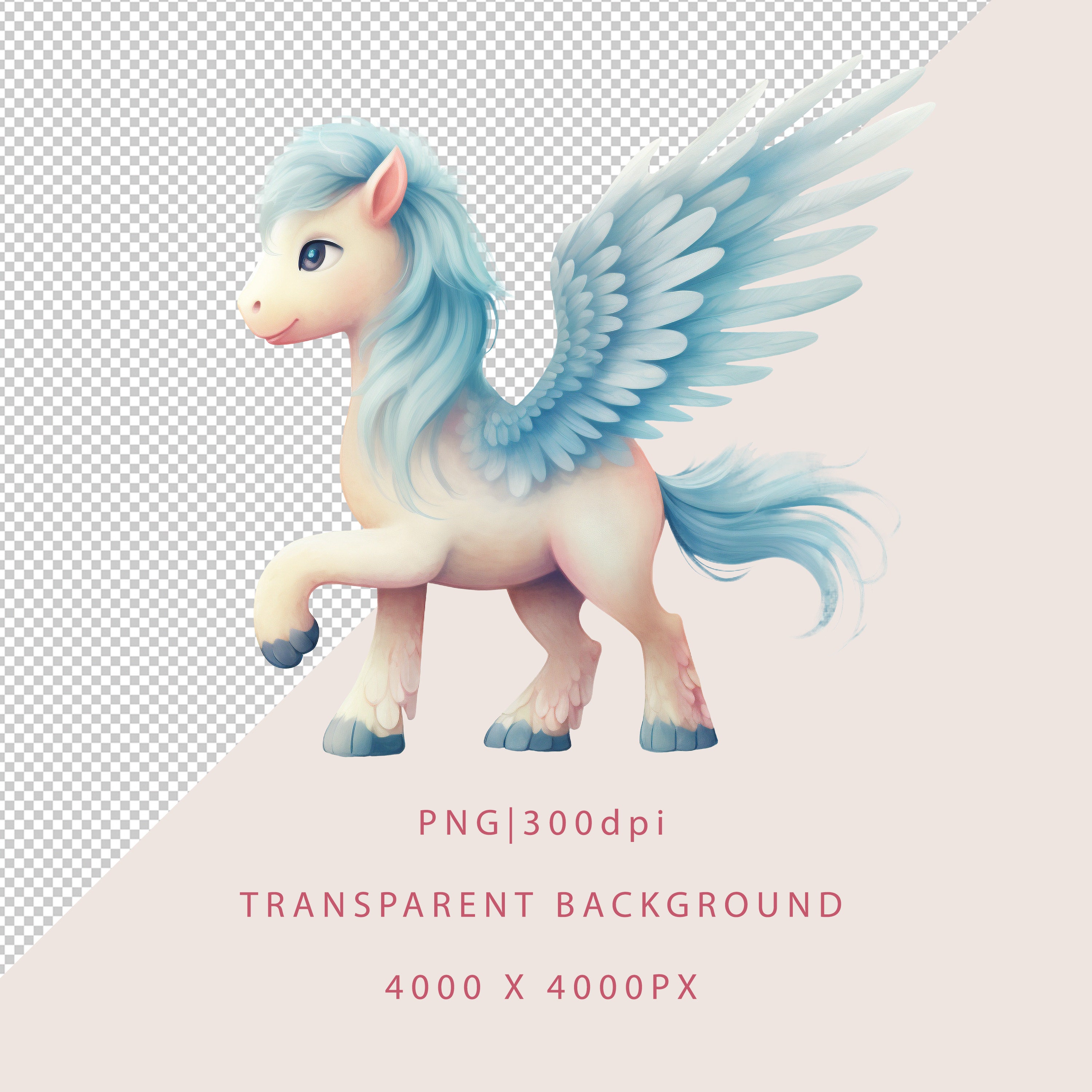 Fairy Tale Pegasus Clipart-baby Shower Clip Art Png-clipart Invitation ...