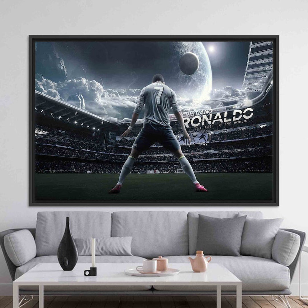 Cristiano Ronaldo, Personalized Gifts, Ronaldo Poster, Bedroom Decor ...