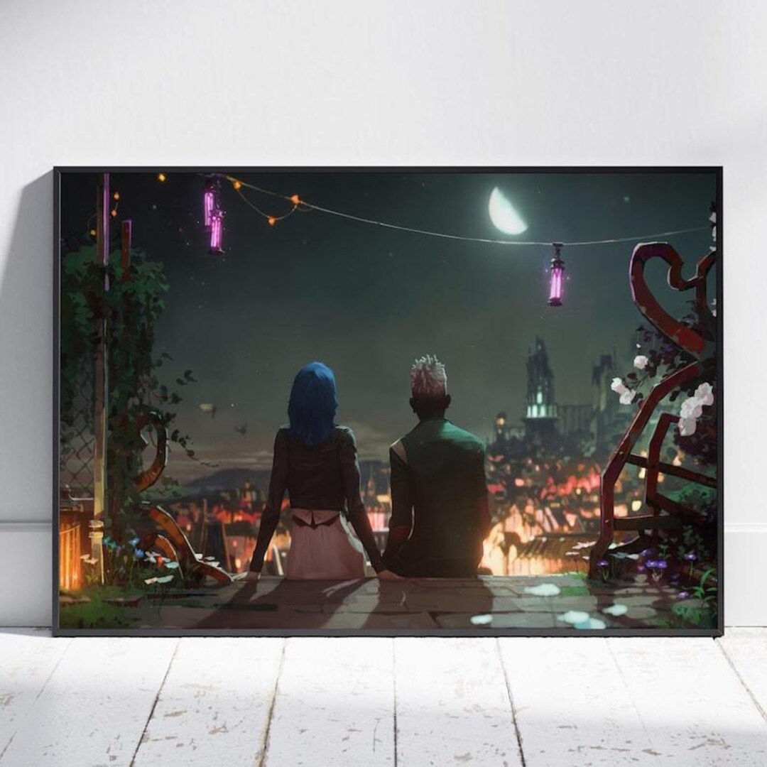 Arcane Poster, Jinx and Ekko Wall Art, Ekko and Powder Poster, Maybe in ...