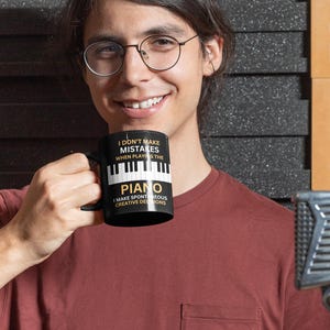 Piano Teacher Gift Funny Piano Mug Music Teacher Gift Piano Humor ...