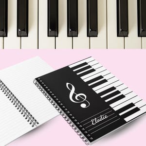 Personalized Music Notebook Gift Idea for Teacher Appreciation Gift for ...