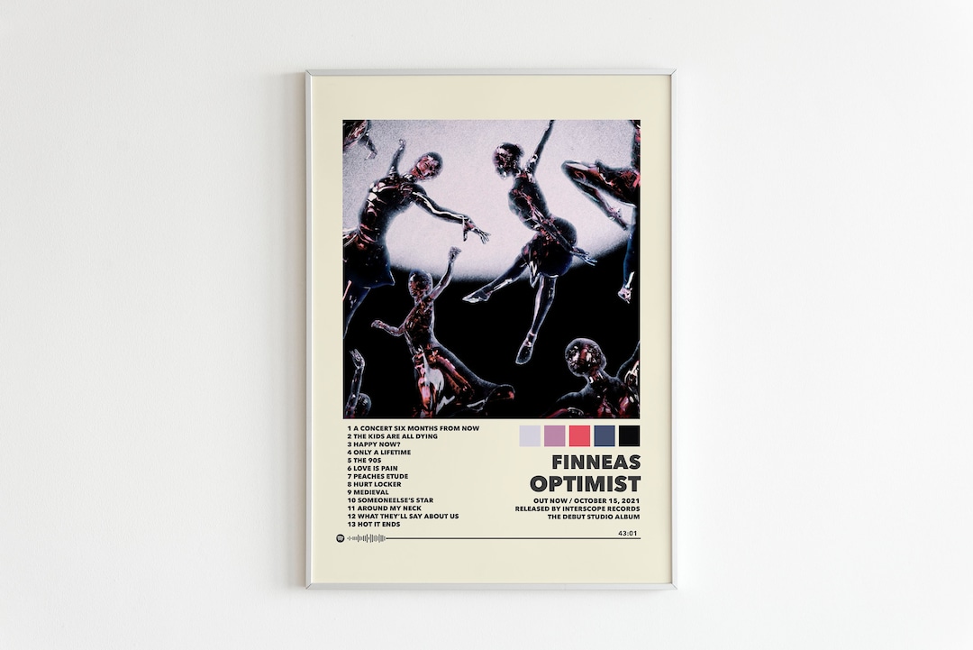 Finneas Posters / Optimist Poster / Album Cover Poster, Poster Print ...