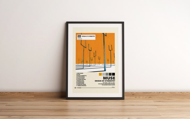 Muse Posters / Origin of Symmetry Poster / Muse, Album Cover Poster, Poster Print Wall Art ...