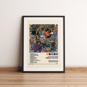 Red Hot Chili Peppers Posters / Freaky Styley Poster, Tracklist Album ...