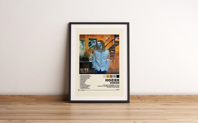 Hozier Posters / Hozier Poster, Tracklist Album Cover Poster, Print ...