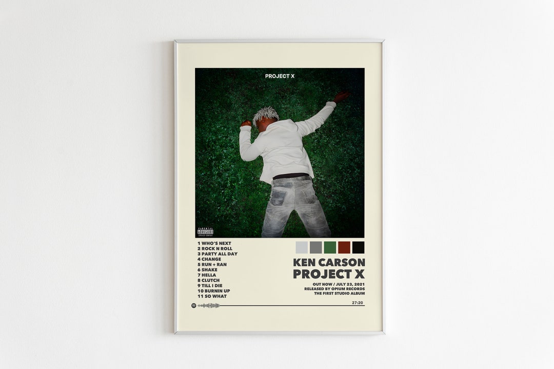 Ken Carson Posters, Project X Poster, Ken Carson, Album Cover Poster ...