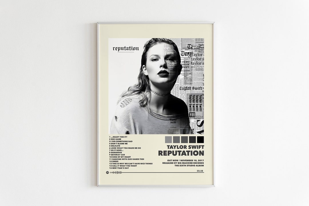 Taylor Swift Posters / Reputation Poster / Album Cover Poster, Poster ...