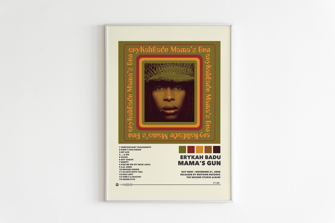 Erykah Badu Posters / Mamas Gun Poster, Erykah Badu, Baduism, Album ...