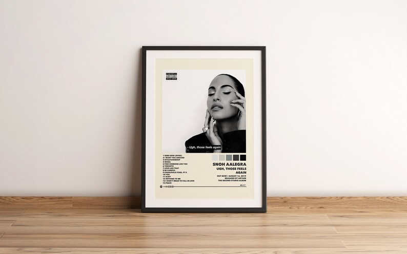 Snoh Aalegra Posters / Ugh, Those Feels Again Poster / Album Cover ...