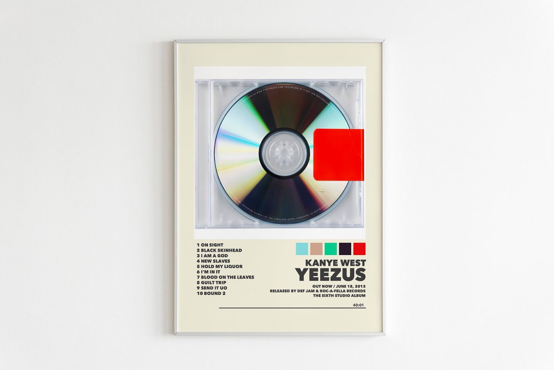 Kanye West Poster Yeezus Poster Album Cover Poster Poster Print