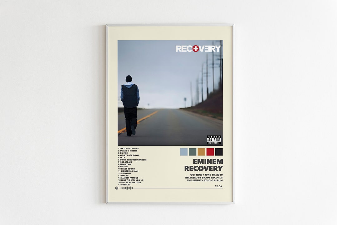 Eminem Posters / Recovery Poster, Album Cover Poster Poster Print Wall ...