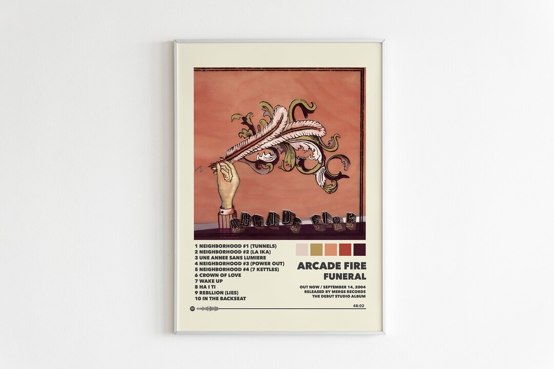 Arcade Fire Posters / Funeral Poster, Album Cover Poster, Poster Print ...