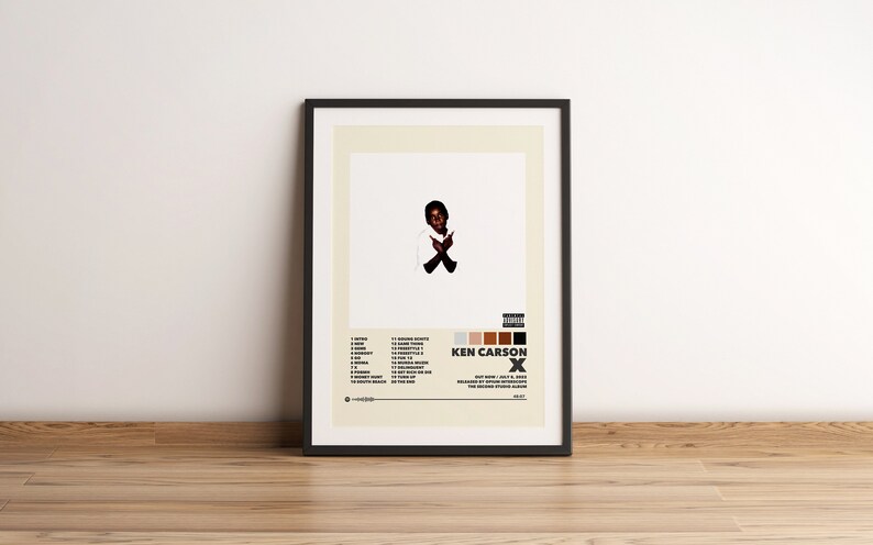 Ken Carson Posters, X Poster, Ken Carson, Album Cover Poster, Poster ...