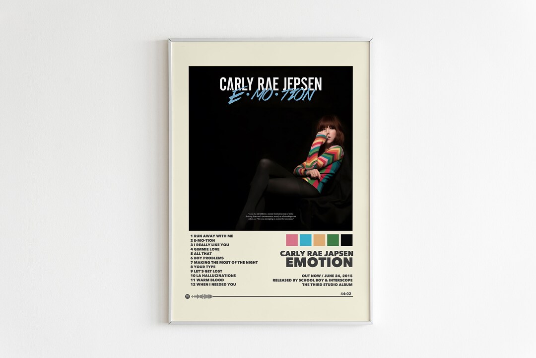 Carly Rae Jepsen Posters / Emotion Poster / Album Cover Poster, Poster ...