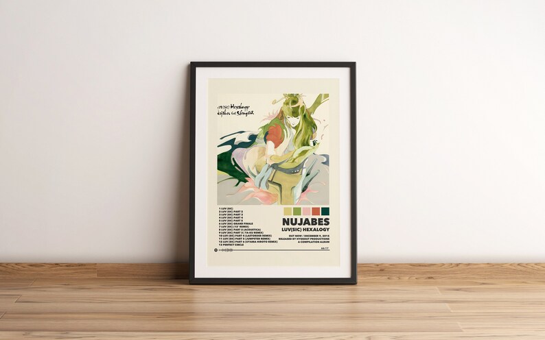 Nujabes Posters / Luvsic Hexalogy Poster / Album Cover Poster, Poster ...