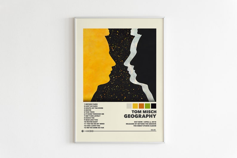 Tom Misch Posters, Geography Poster, Album Cover Poster, Poster Print ...