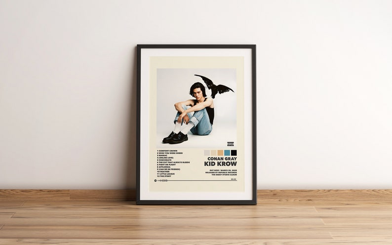Conan Gray Posters, Kid Krow Poster, Album Cover Poster,poster Print ...