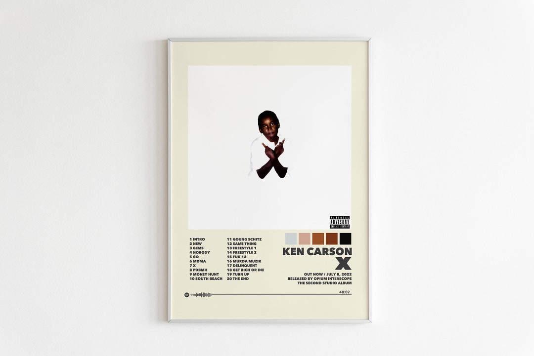 Ken Carson Posters, X Poster, Ken Carson, Album Cover Poster, Poster ...