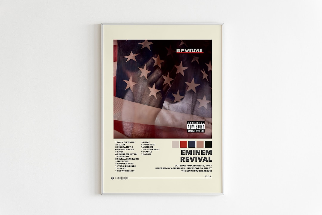 Eminem Posters / Revival Poster, Album Cover Poster Poster Print Wall ...