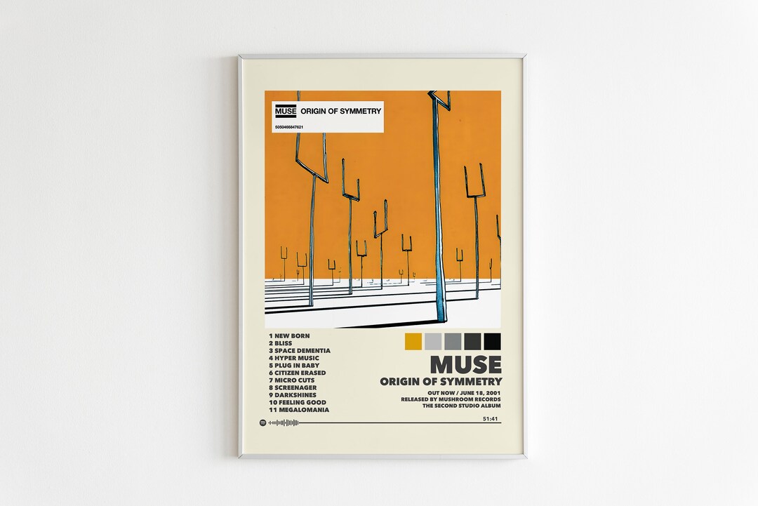 Muse Posters / Origin of Symmetry Poster / Muse, Album Cover Poster ...