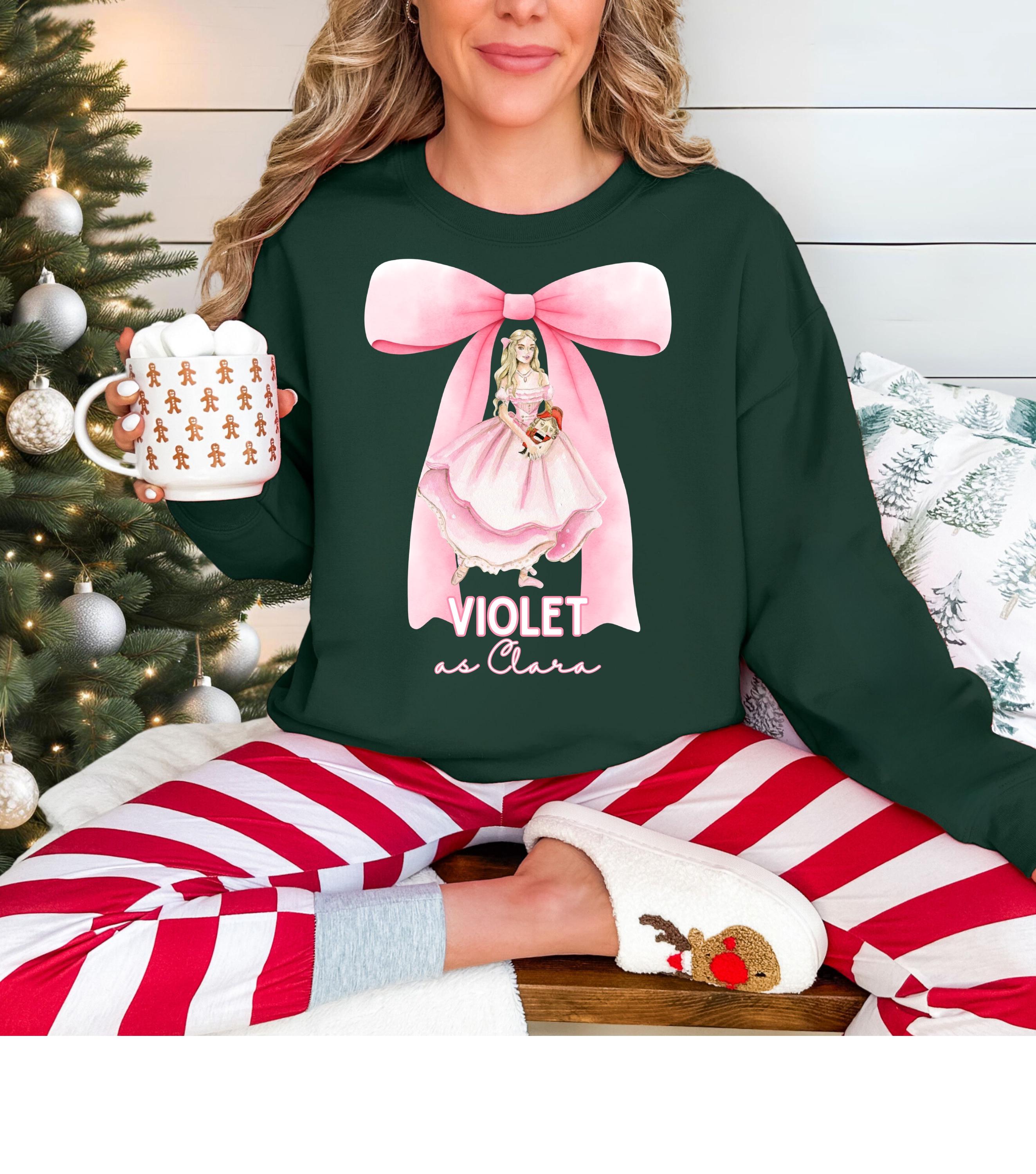Personalized Coquette Clara Nutcracker Ballet Sweatshirt, Customized ...