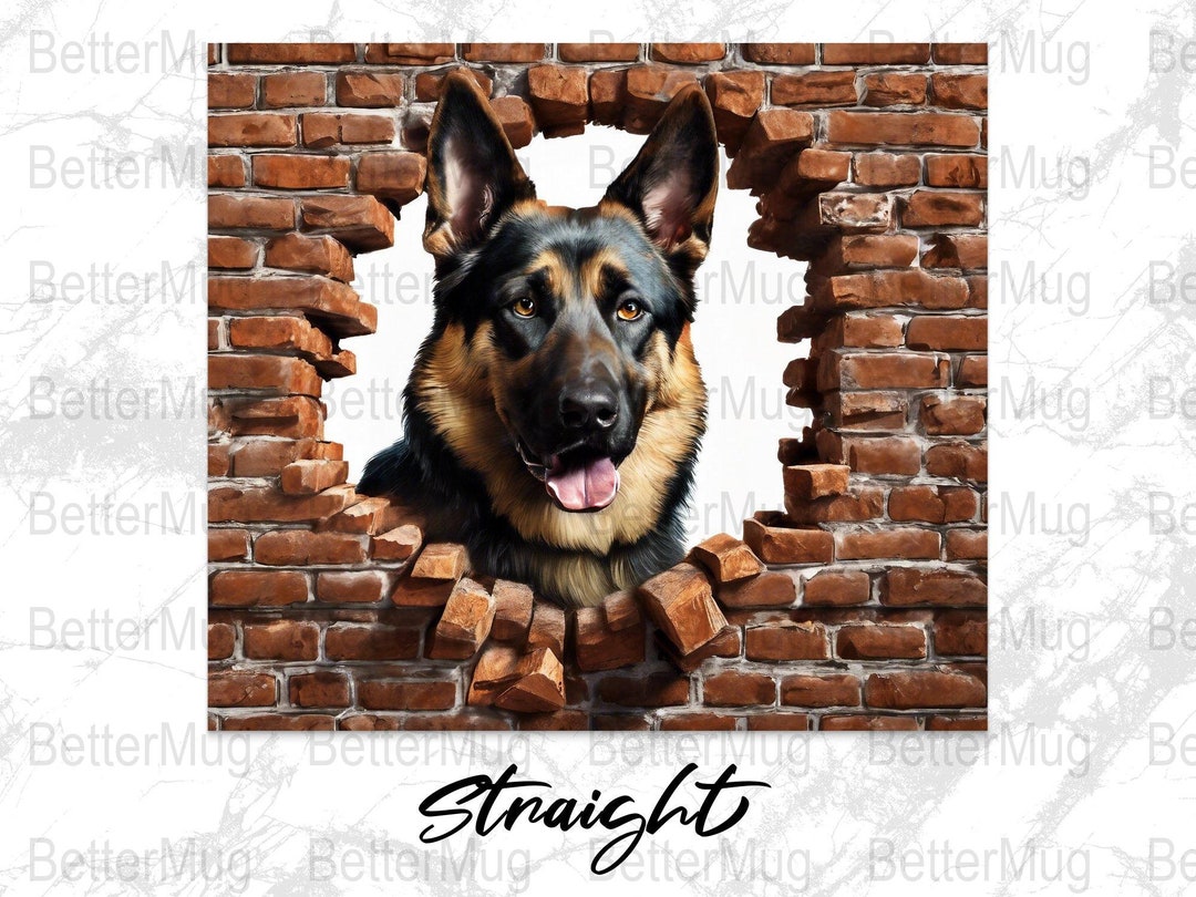 German Shepherd Dog Wall Art, Digital Print Download, Pet Lover Decor ...