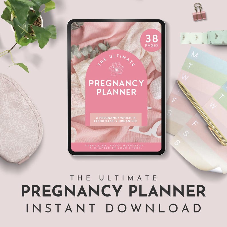 Printable Pregnancy Journal Bundle for the Mom to Be, New and Expecting ...