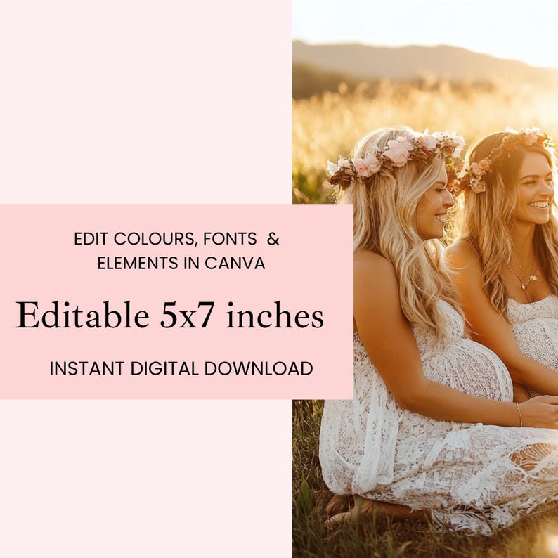 Message From the Bump Baby Shower | Minimalist Style Baby Sign ...