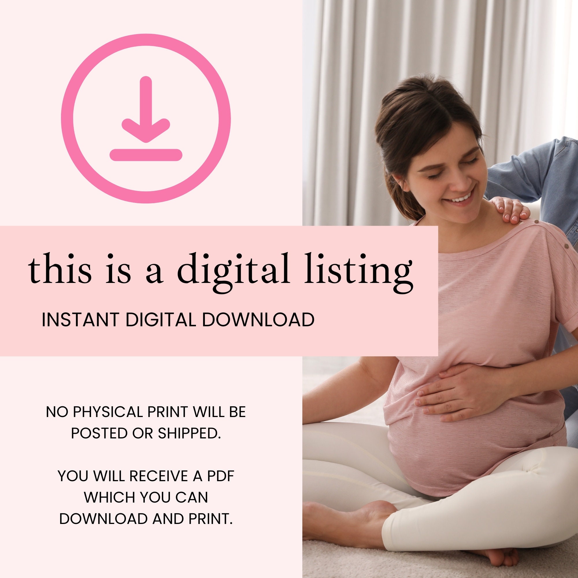 Homebirth in Progress Sign, Doula Sign, Door Sign, Natural Birth at ...
