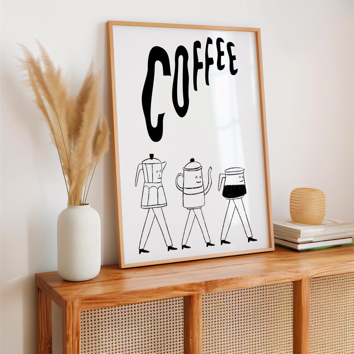 Coffee Poster | Espresso Print | Funny Coffee Print | Trendy Retro ...