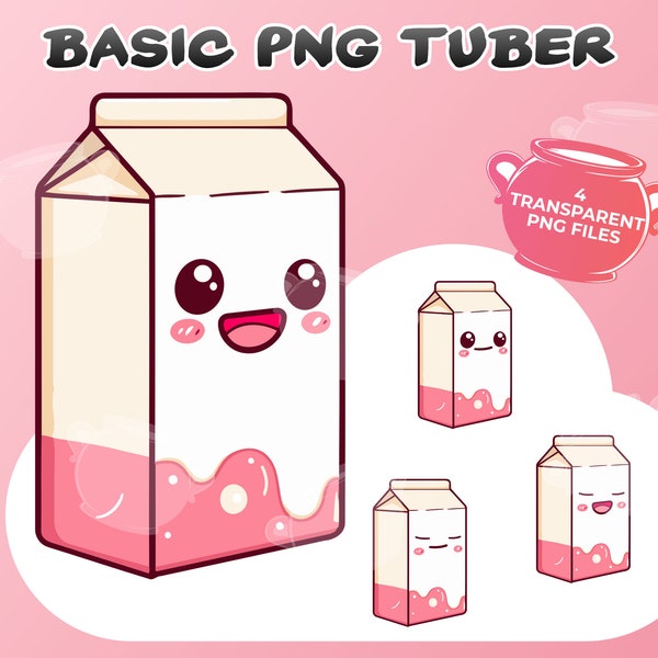 Basic Pngtuber Potato, 4 Transparent Pngs, Animated Kawaii Yellow ...