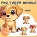 Pngtuber Bundle Max the Dog, With Emote Pack, Animated Kawaii Puppy ...
