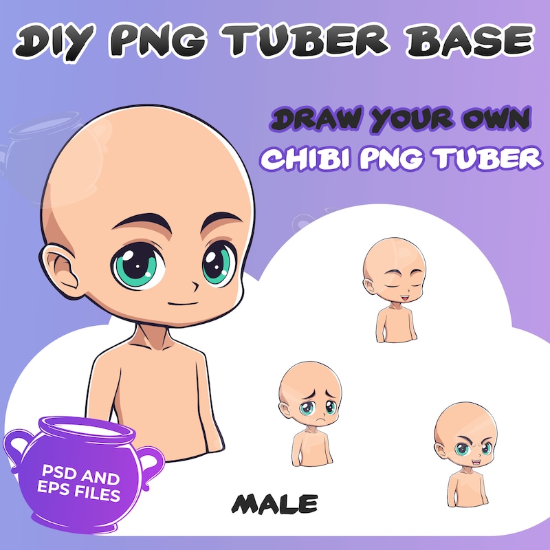 Pngtuber Base - Etsy
