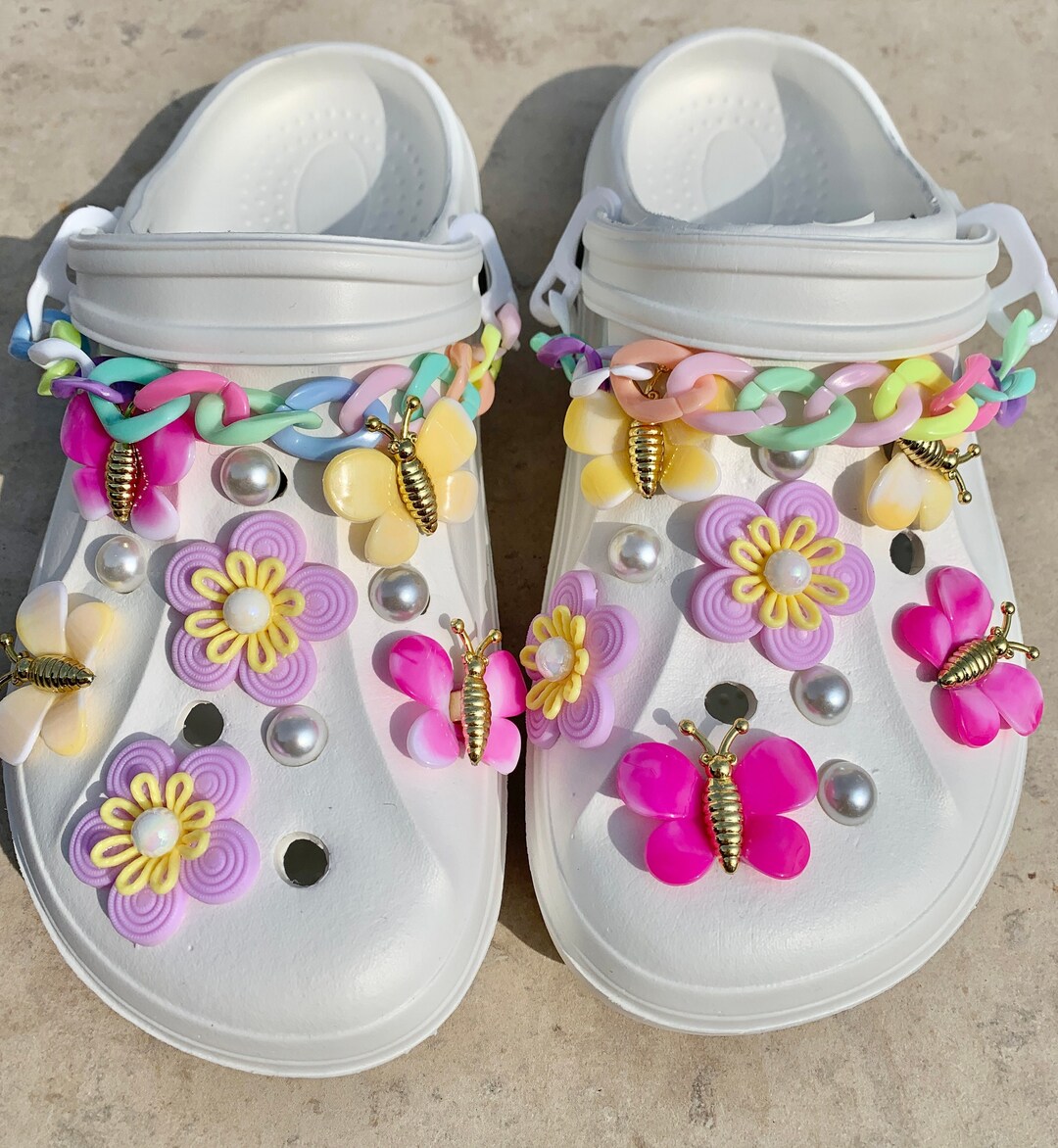 Shoe Charms for Summer Sandals Shoe Jibbitz Clogs for Women Clogs ...
