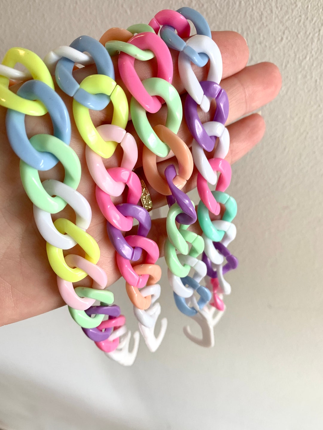 Pastel Croc Chains for Shoe Decoration Pastel Jibbitz Accessories for ...