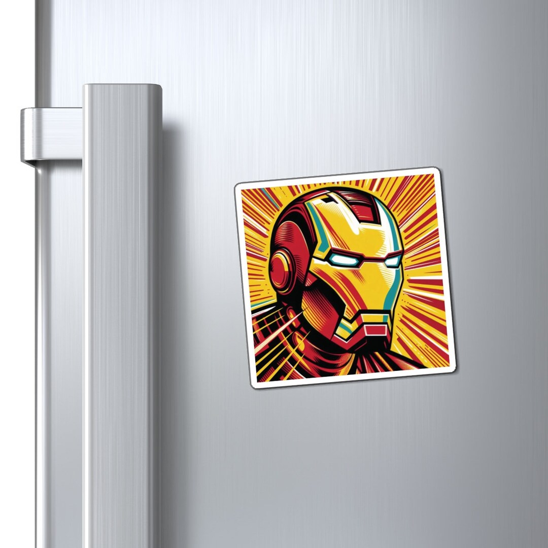 Iron Man Pop Art Magnet the Avengers Fan Gift, Marvel Decor, Cool ...