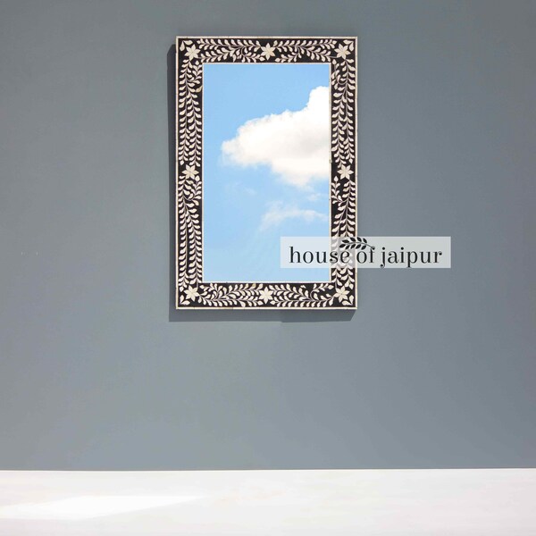 Bone Inlay Mirror - Etsy