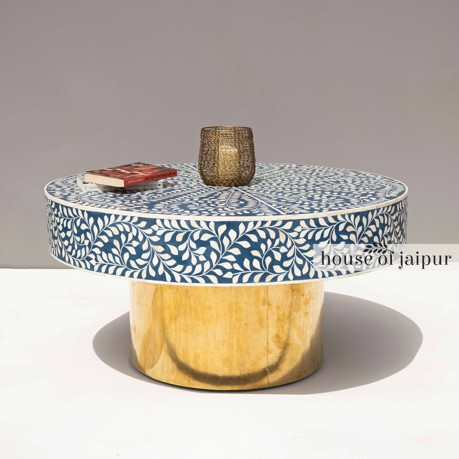 Bone Inlay Coffee Table, Round Bone Inlay Coffee Table - Etsy