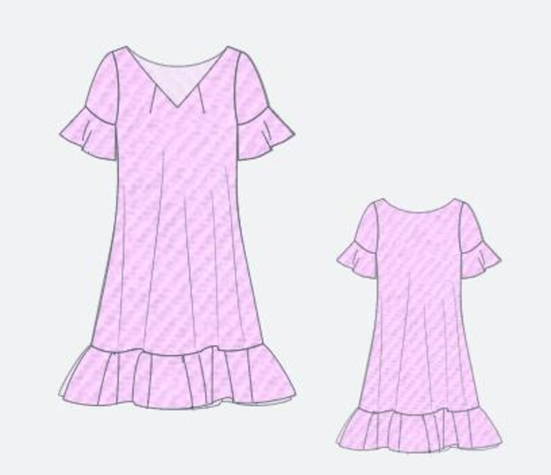Sleeping Dress Night Dress Cotton Nightgown Model|a0 A4 USA Second| US ...